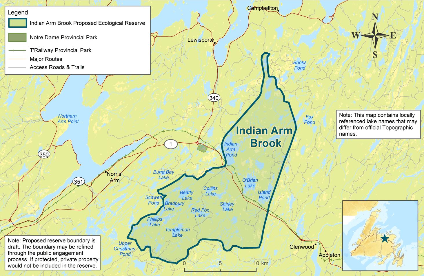 Indian Arm Brook Proposed Ecological Reserve